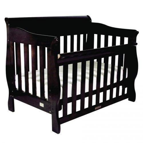 Amani Sleigh Cot - English Oak – Teeny Cots